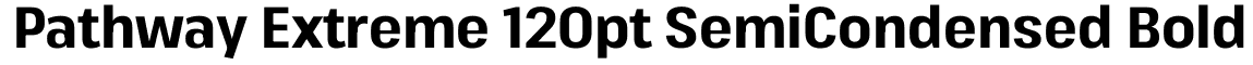 Pathway Extreme 120pt SemiCondensed Bold: Free Font Download | MaisFontes