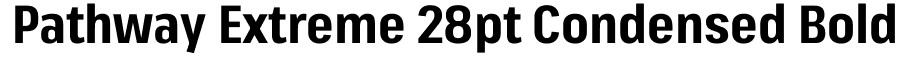 Pathway Extreme 28pt Condensed Bold: Free Font Download | MaisFontes