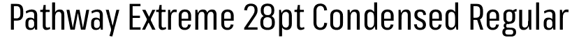 Pathway Extreme 28pt Condensed Regular Font: Free Download | MaisFontes