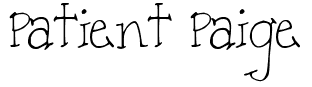 Patient Paige: Free Font Download | MaisFontes