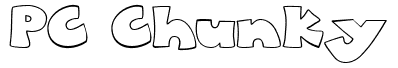 PC Chunky: Free Font Download | MaisFontes
