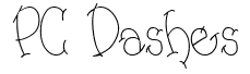 PC Dashes: Free Font Download | MaisFontes