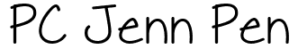 PC Jenn Pen: Free Font Download | MaisFontes