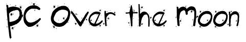 PC Over the Moon: Free Font Download | MaisFontes