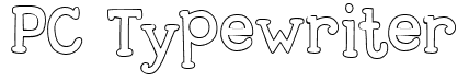 PC Typewriter Font: Free Download | MaisFontes