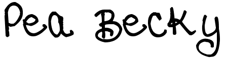 Pea Becky: Free Font Download | MaisFontes