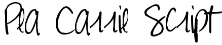 Pea Carrie Script: Free Font Download | MaisFontes