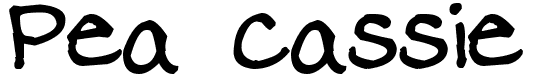 Pea Cassie Font: Free Download | MaisFontes