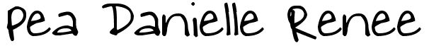 Pea Danielle Renee: Free Font Download | MaisFontes