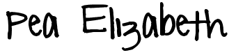 Pea Elizabeth: Free Font Download | MaisFontes