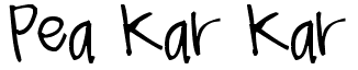 Pea Kar Kar Font: Free Download | MaisFontes