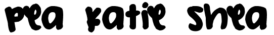 Pea Katie Shea: Free Font Download | MaisFontes
