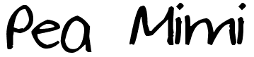 Pea Mimi: Free Font Download | MaisFontes