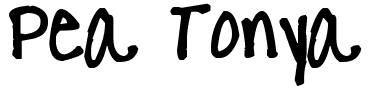 Pea Tonya Font: Free Download | MaisFontes