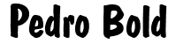 Pedro Bold: Free Font Download | MaisFontes