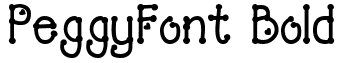 PeggyFont Bold: Descargar Fuente Gratis | MaisFontes