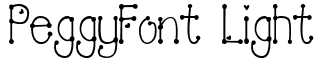 PeggyFont Light: Free Font Download | MaisFontes