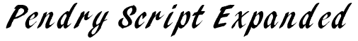 Pendry Script Expanded: Free Font Download | MaisFontes
