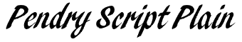 Pendry Script Plain: Free Font Download | MaisFontes