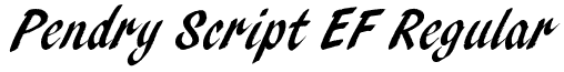 Pendry Script Std Font: Free Download | MaisFontes