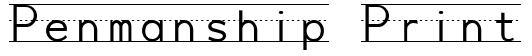 Penmanship Print: Baixar Fonte Grátis | MaisFontes