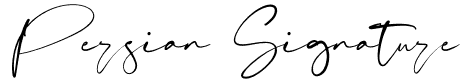 Persian Signature: Free Font Download | MaisFontes