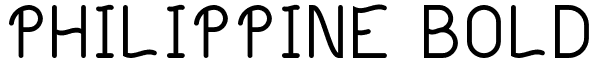 Philippine Bold: Free Font Download | MaisFontes