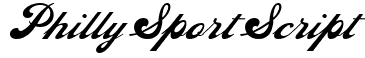 Philly Sport Script: Download Free Font | MaisFontes