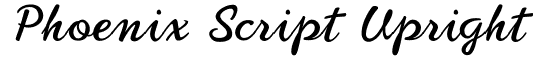 Phoenix Script Upright: Free Font Download | MaisFontes