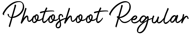 Photoshoot Regular: Free Font Download | MaisFontes