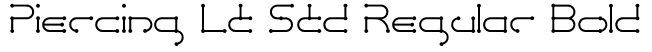 Piercing LT Std Regular Bold Font: Free Download | MaisFontes