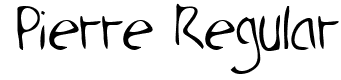 Pierre Regular Font: Free Download | MaisFontes