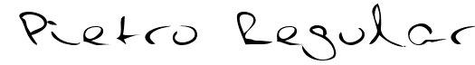 Pietro Regular Font: Free Download | MaisFontes