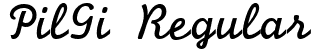 PilGi Regular Font: Free Download | MaisFontes