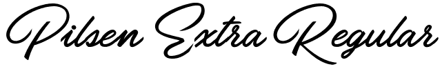 Pilsen Extra Regular Font: Free Download | MaisFontes