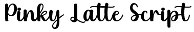 Pinky Latte Script: Free Font Download | MaisFontes