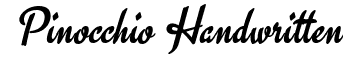 Pinocchio Handwritten: Free Font Download | MaisFontes