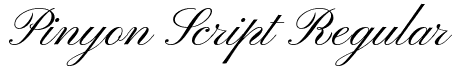 Pinyon Script: Download Free Font | MaisFontes