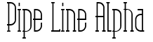 Pipe Line Alpha: Baixar Fonte Grátis | MaisFontes