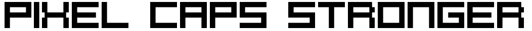 Pixel Caps Stronger: Free Font Download | MaisFontes