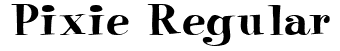 Pixie Regular Font: Free Download | MaisFontes