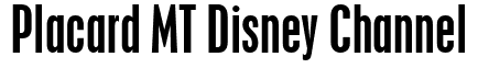 Placard MT Disney Channel Font: Free Download | MaisFontes