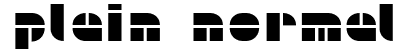 Plain Normal Font: Free Download | MaisFontes