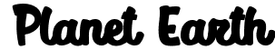 Planet Earth: Free Font Download | MaisFontes