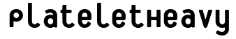 PlateletHeavy: Free Font Download | MaisFontes