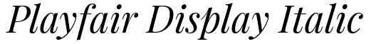 Télécharger les polices Playfair Display (Google Fonts) | MaisFontes