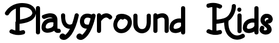 Playground Kids Font: Free Download | MaisFontes