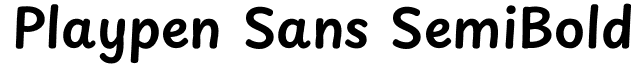 Playpen Sans Font Family: Free Download (Google Fonts) | MaisFontes