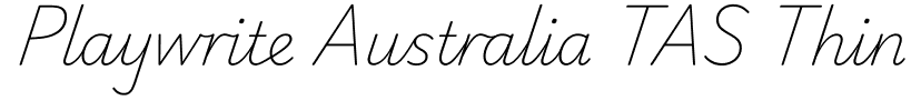 Playwrite AU TAS Font Family: Free Download (Google Fonts) | MaisFontes