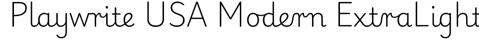 Playwrite USA Traditional Light: Free Font Download | MaisFontes